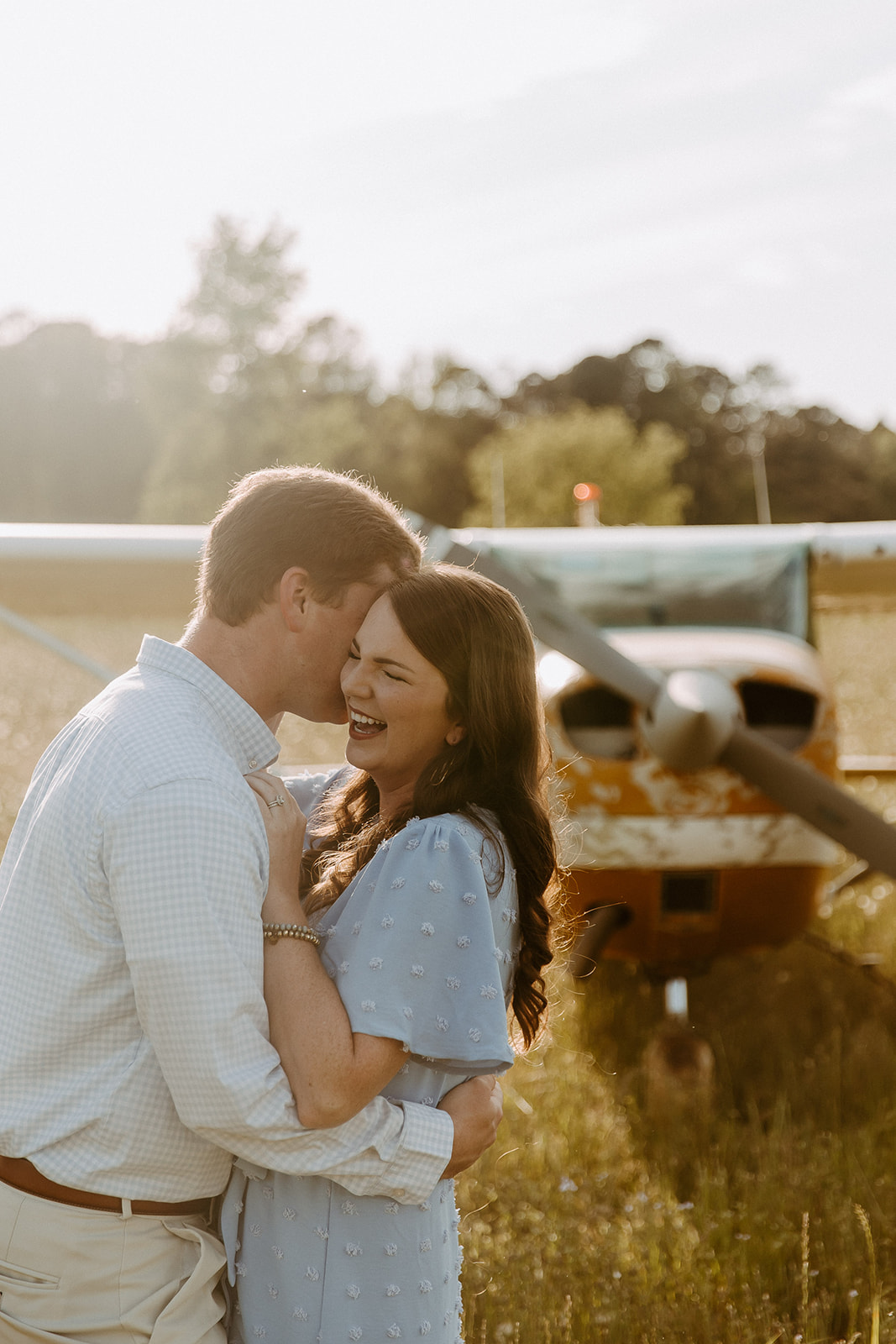 A Georgia Couple Session in the Field with Olivia + Blythe - Barefoot Royalty Photography